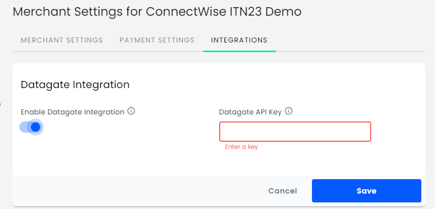 How to Use WisePay with Datagate and ConnectWise – Datagate - Help Centre